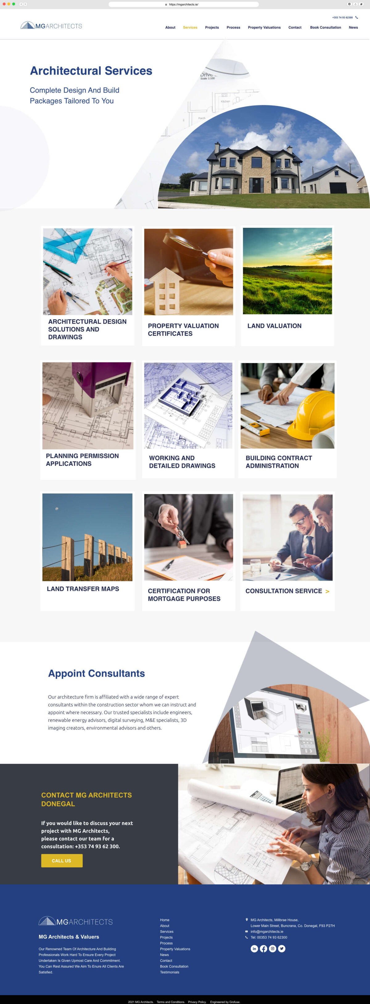 MG Architects Case Study | Grofuse Digital UK